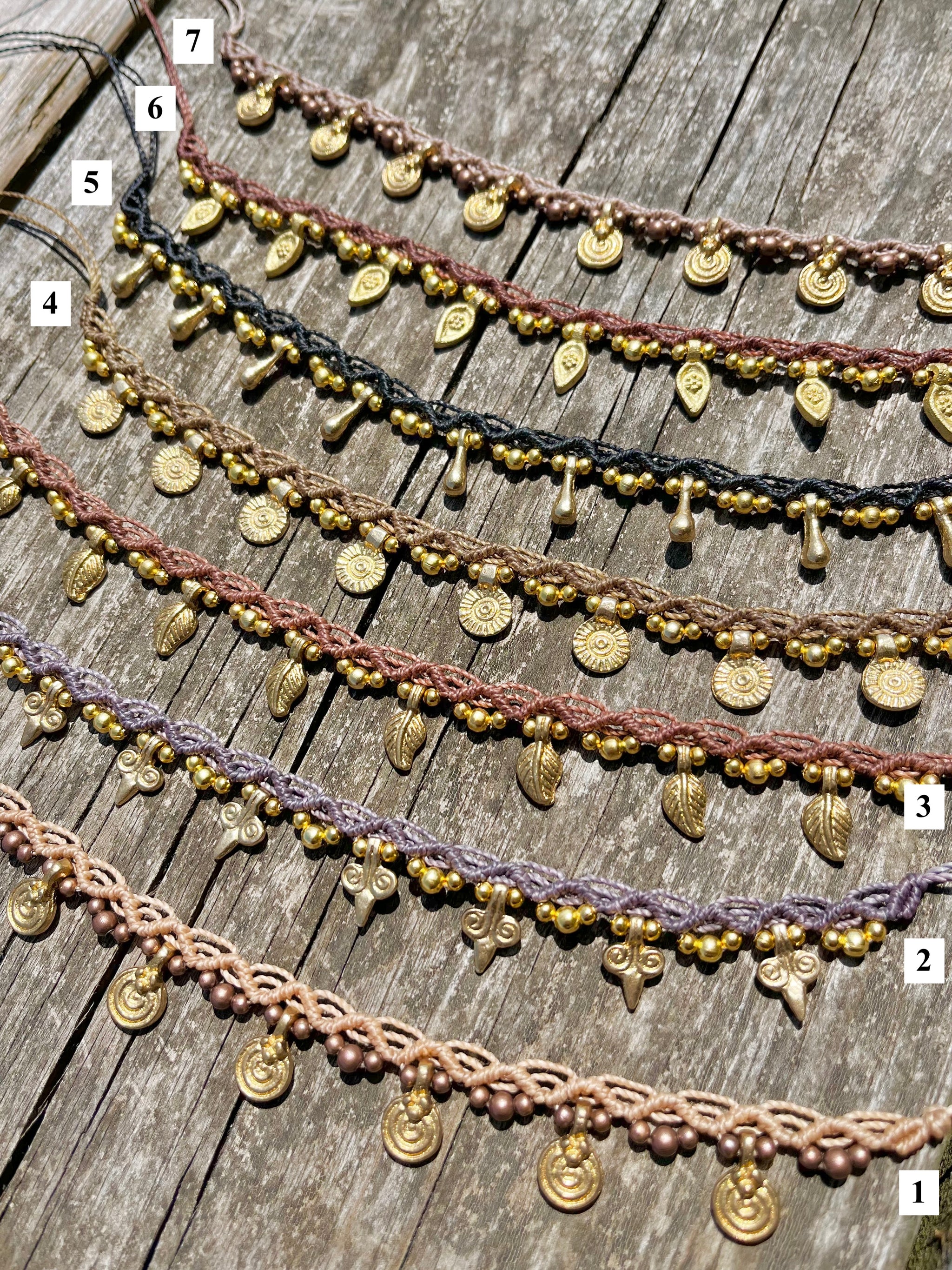 Goddess Anklet ( new colors!! 🌈 ) – gbird.knots