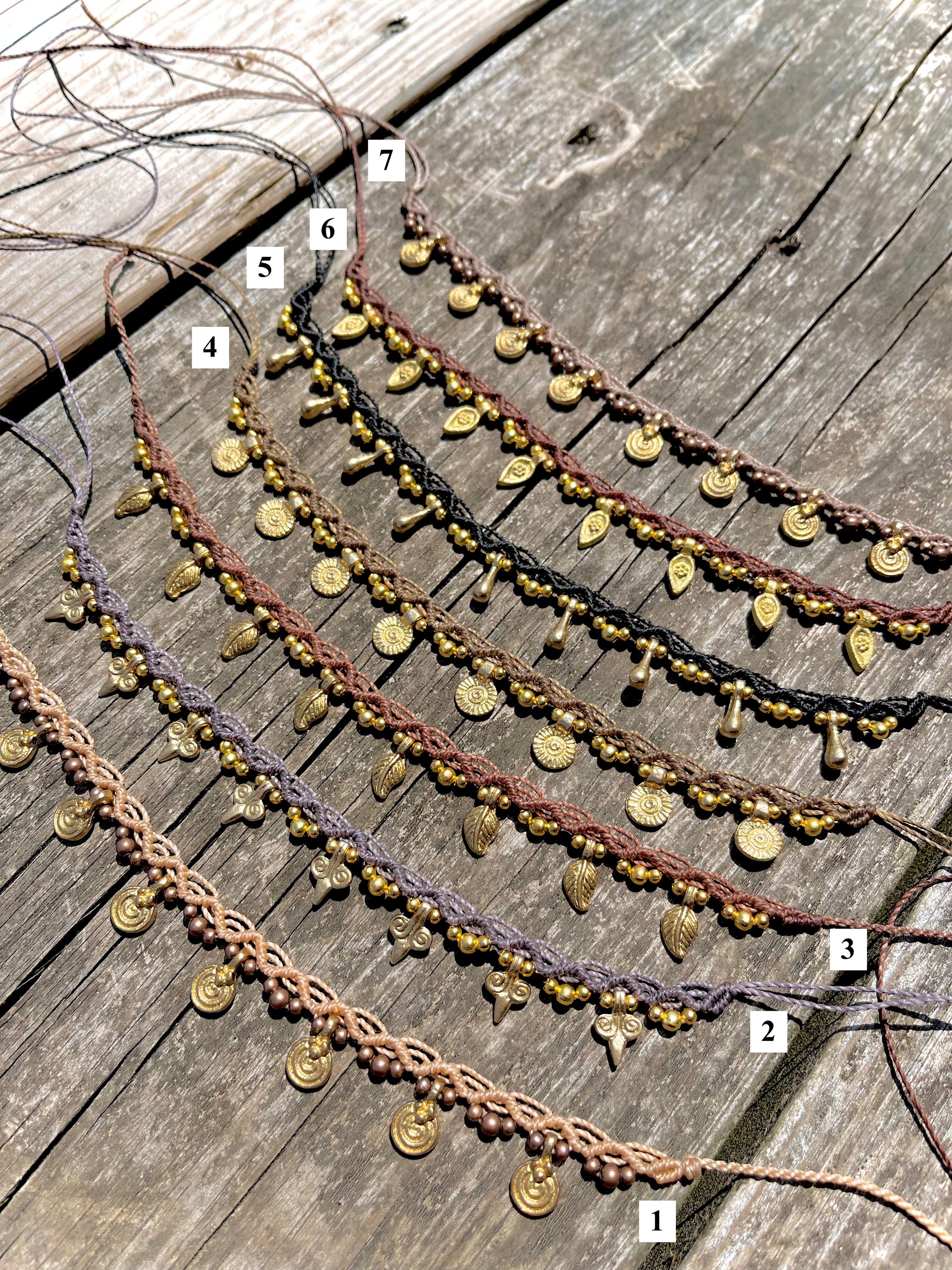 Goddess Anklet ( new colors!! 🌈 ) – gbird.knots