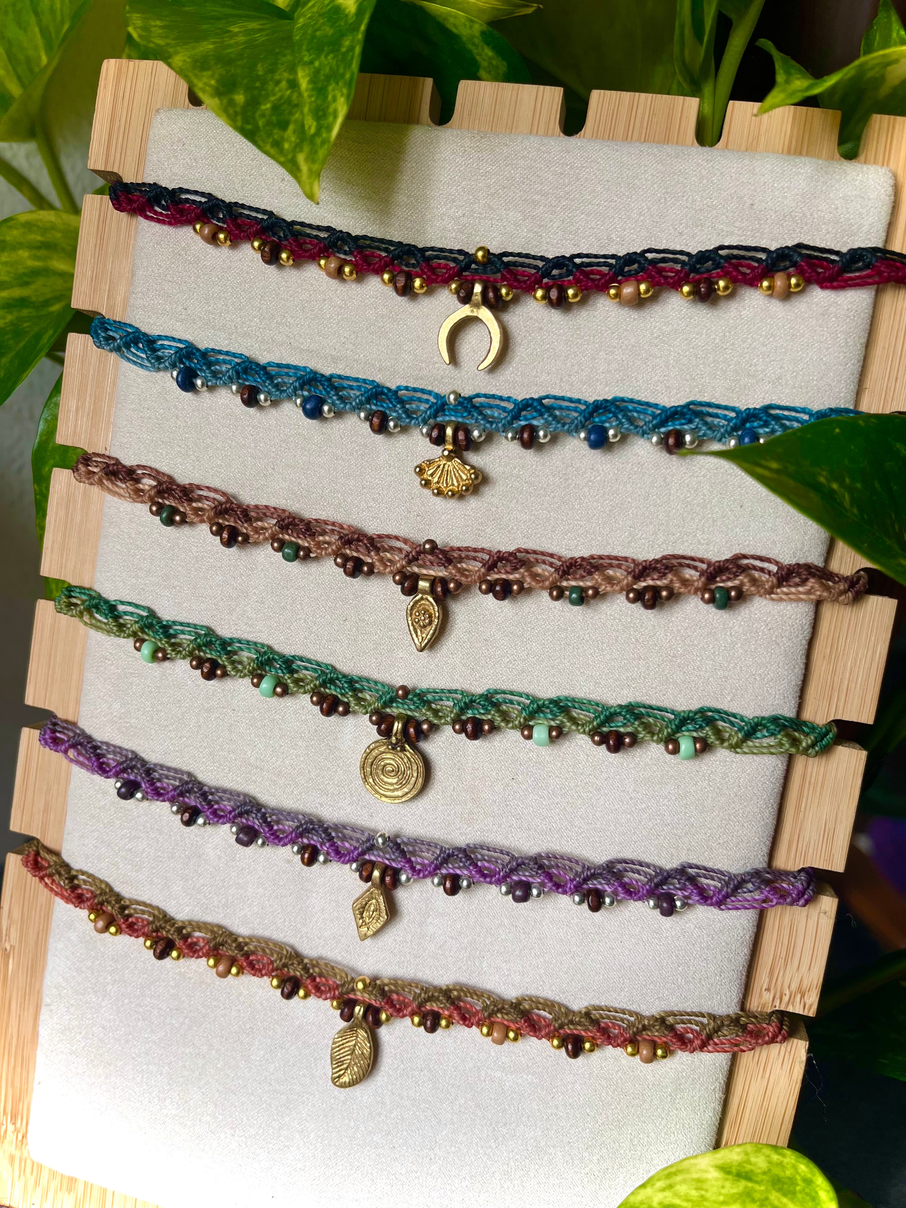 Goddess Rainbow Chokers – gbird.knots