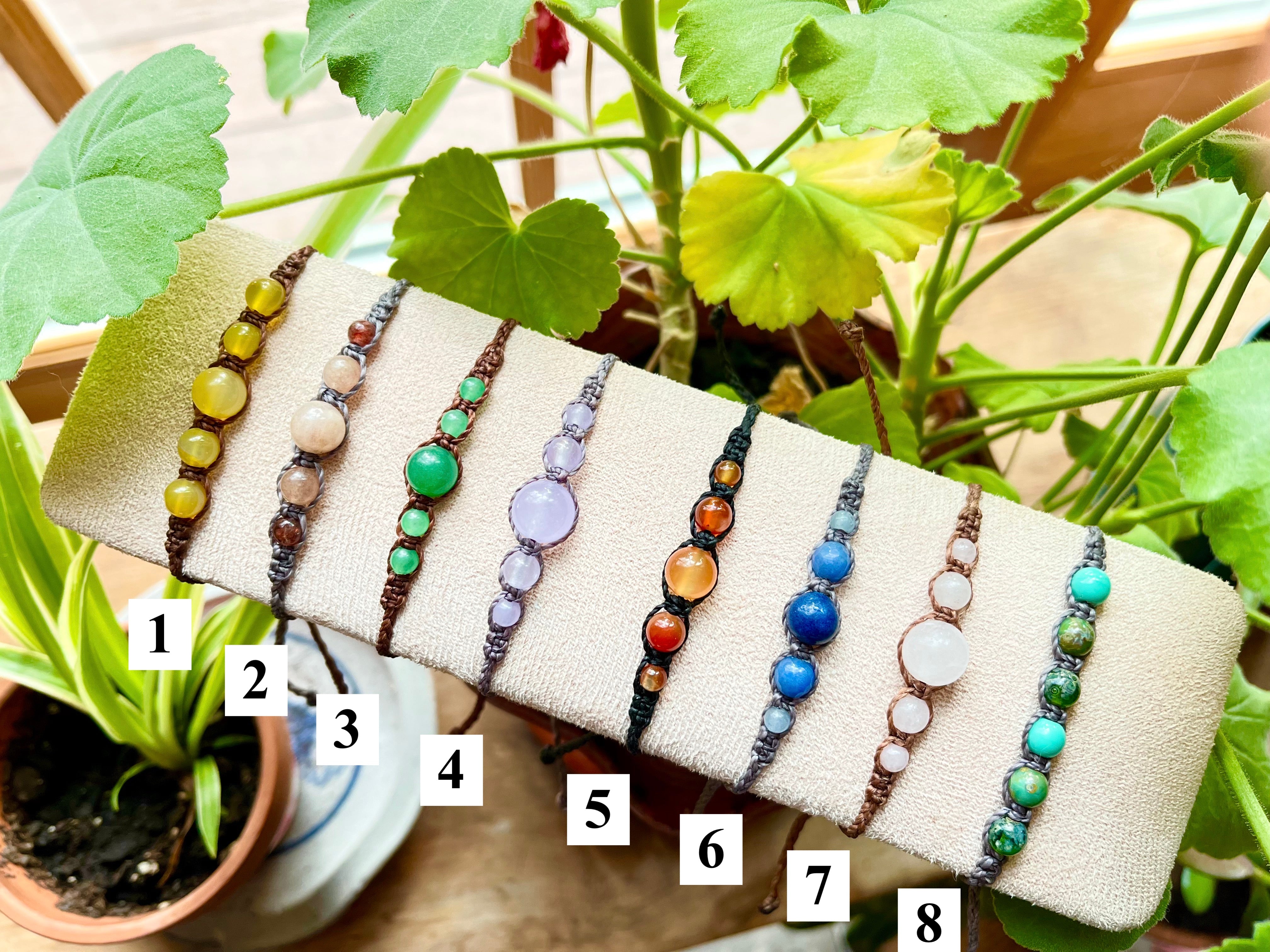 Pixie Beaded Bracelets - Sun Tones – gbird.knots